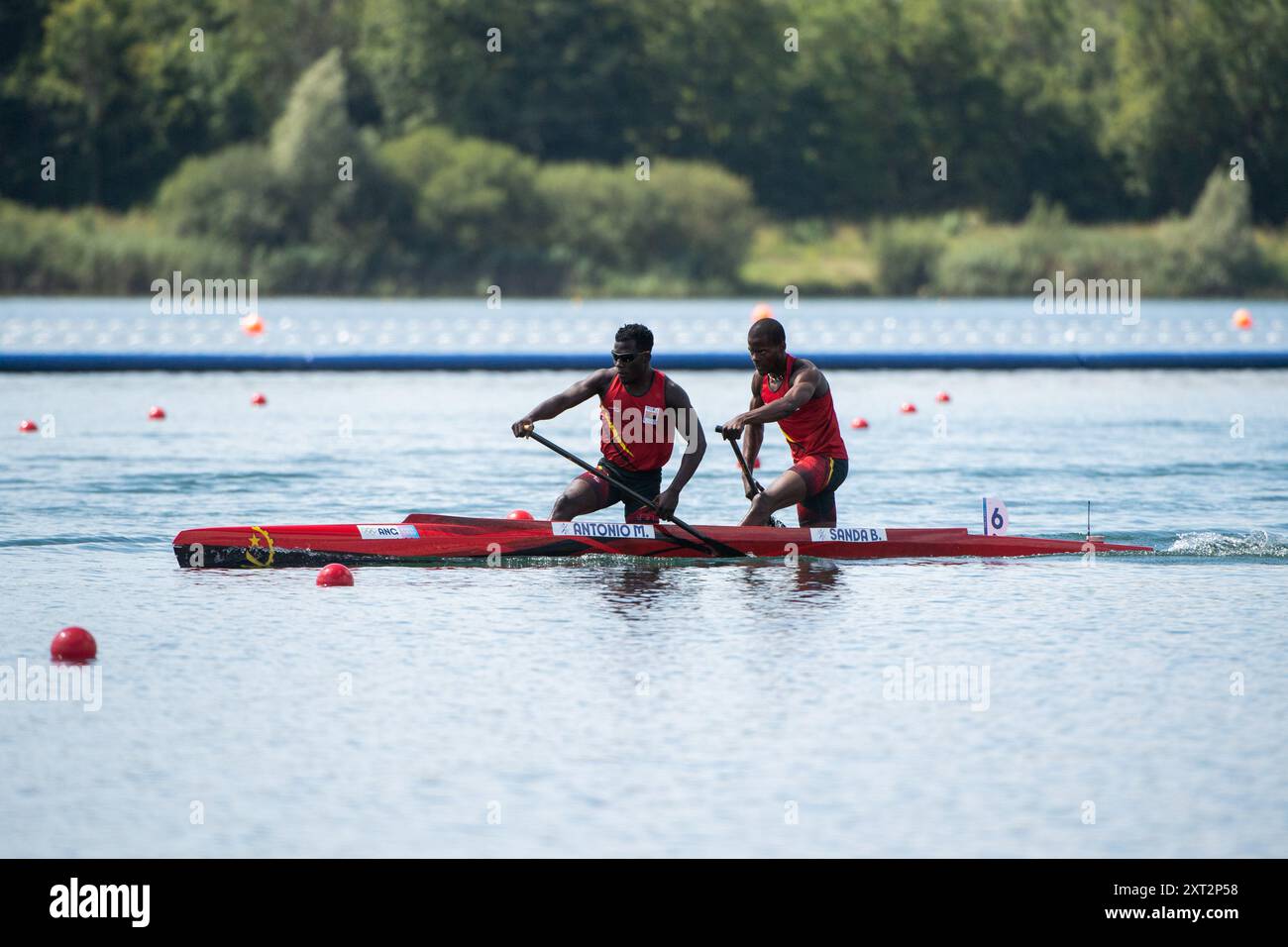ANTONIO Manuel, SANDA Benilson (Angola), Canadier Zweier, 500 Meter ...