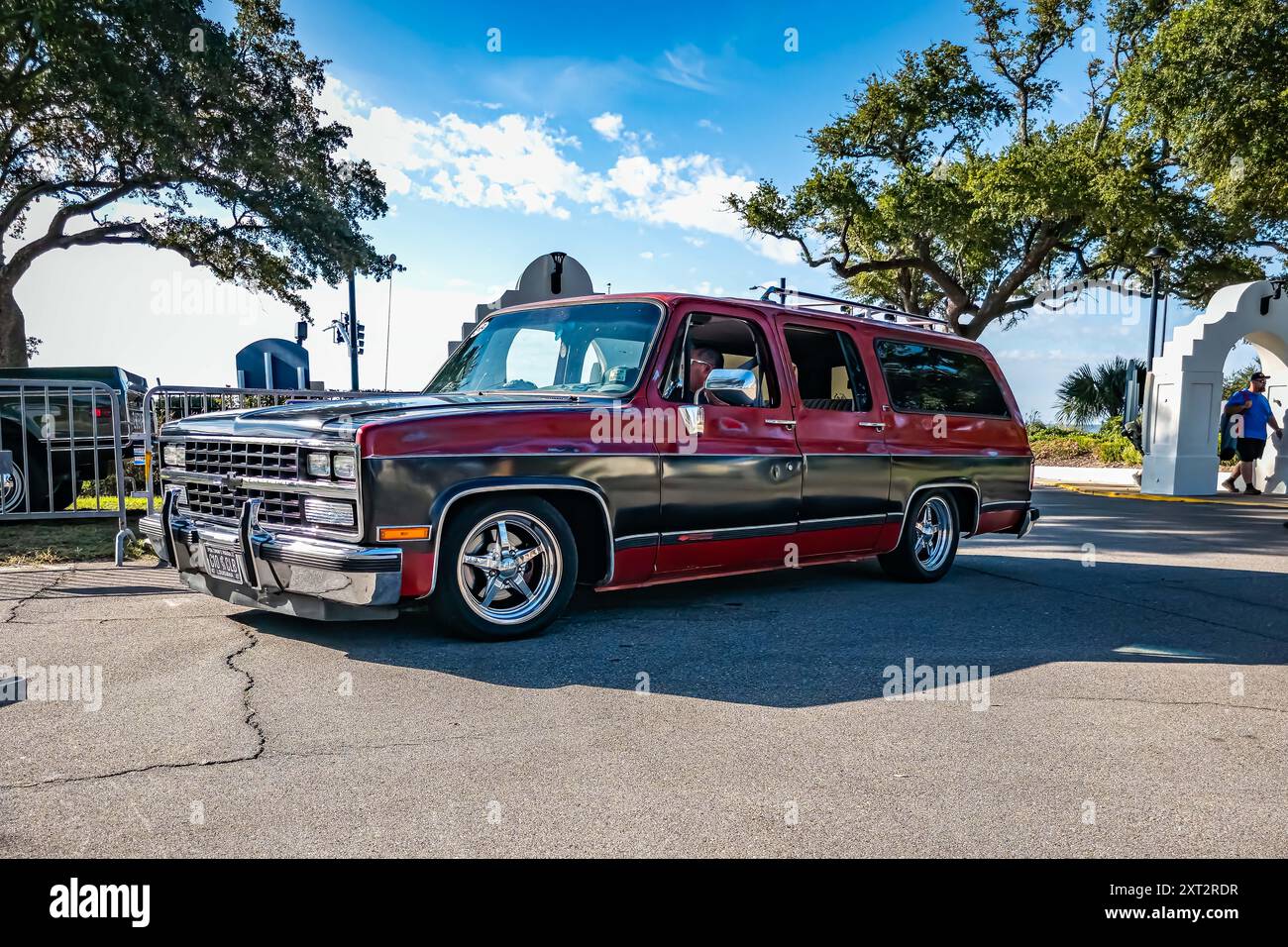 Gulfport, MS - October 02, 2023: Low perspective front corner view of a ...