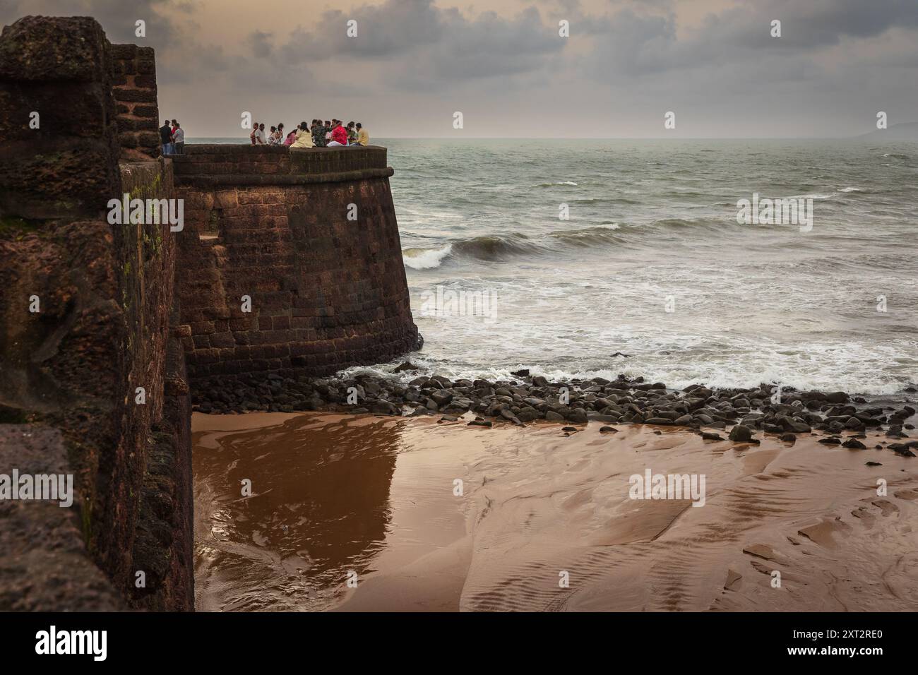 Aguada fort. Aguada Fort in Candolim, Goa, India overlooking the ...