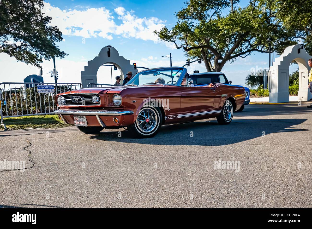 Gulfport, MS - October 02, 2023: Low perspective front corner view of a ...