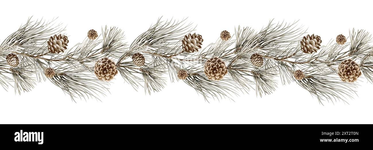 Seamless fir tree hi-res stock photography and images - Alamy
