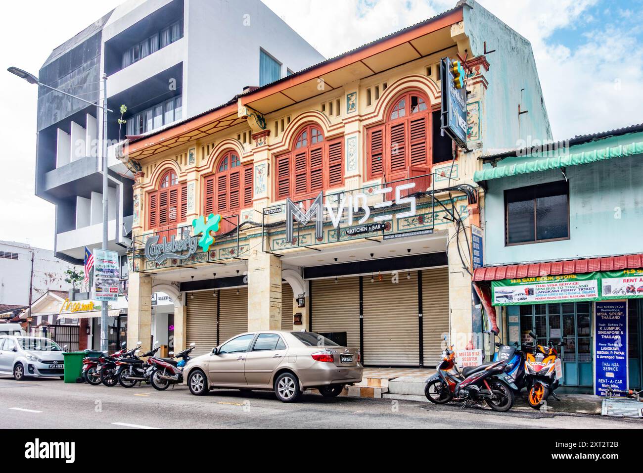 Old home in penang malaysia hi-res stock photography and images - Alamy