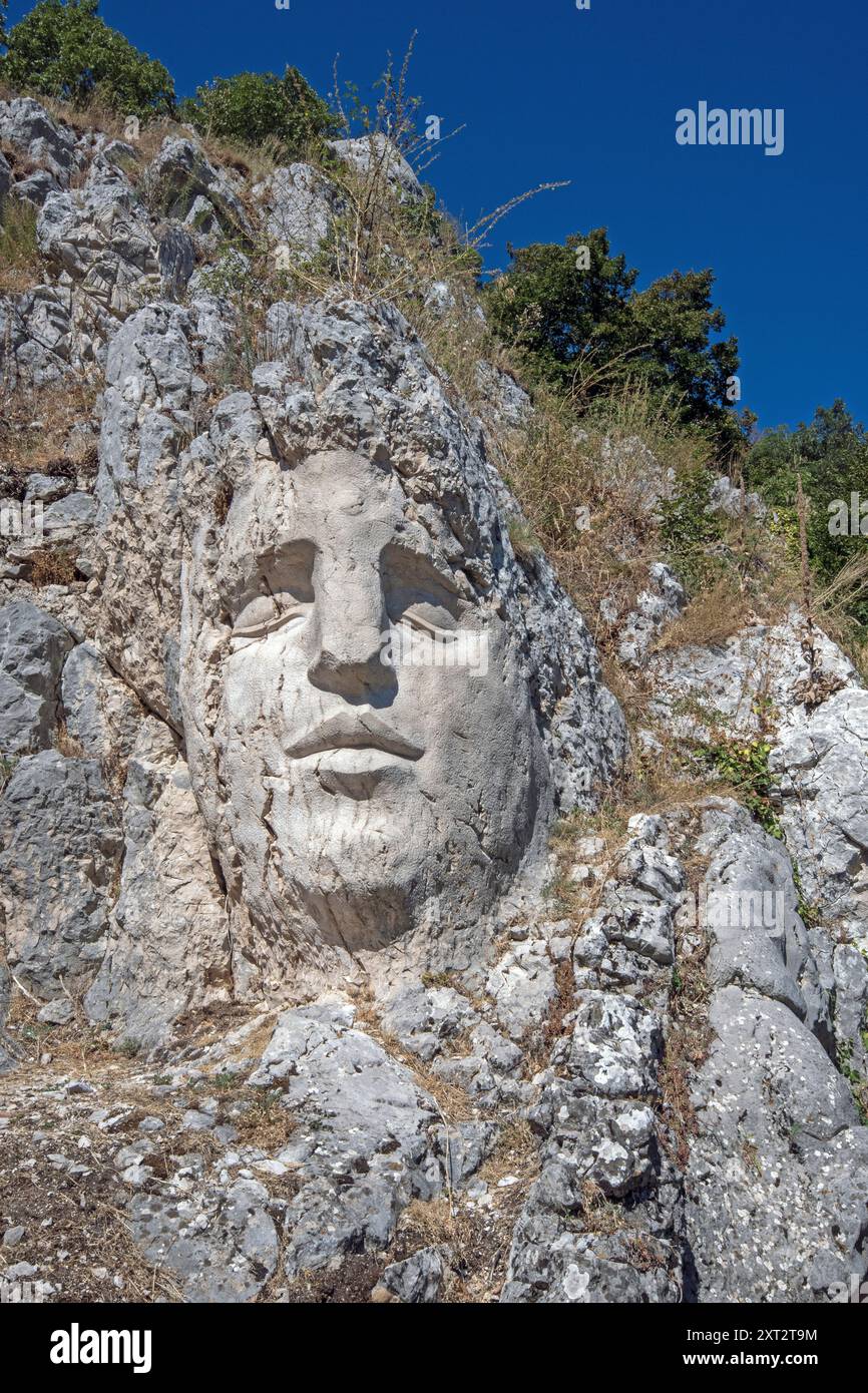 Sculpture on the rock (by students of Academy of Fine Arts of Florence ...