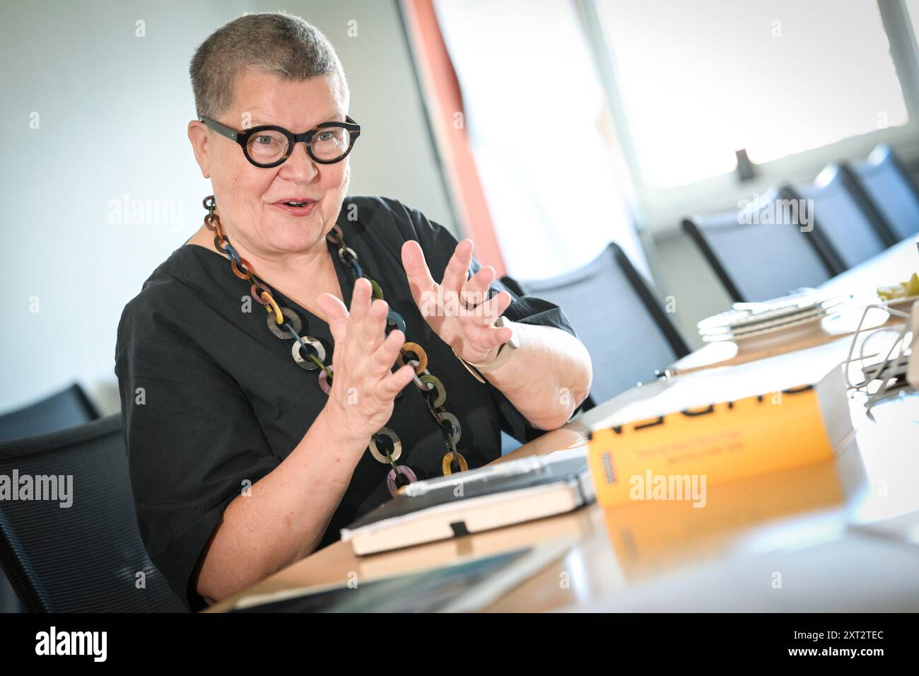 Berlin, Germany. 13th Aug, 2024. Kathrin Kunkel-Razum, editor-in-chief ...