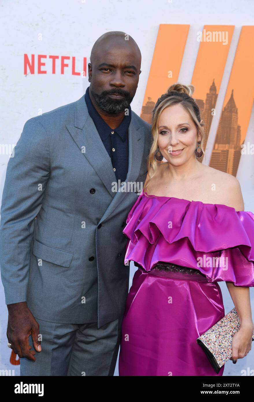 LOS ANGELES, CALIFORNIA - AUGUST 12: (L-R) Mike Colter and Iva Colter ...