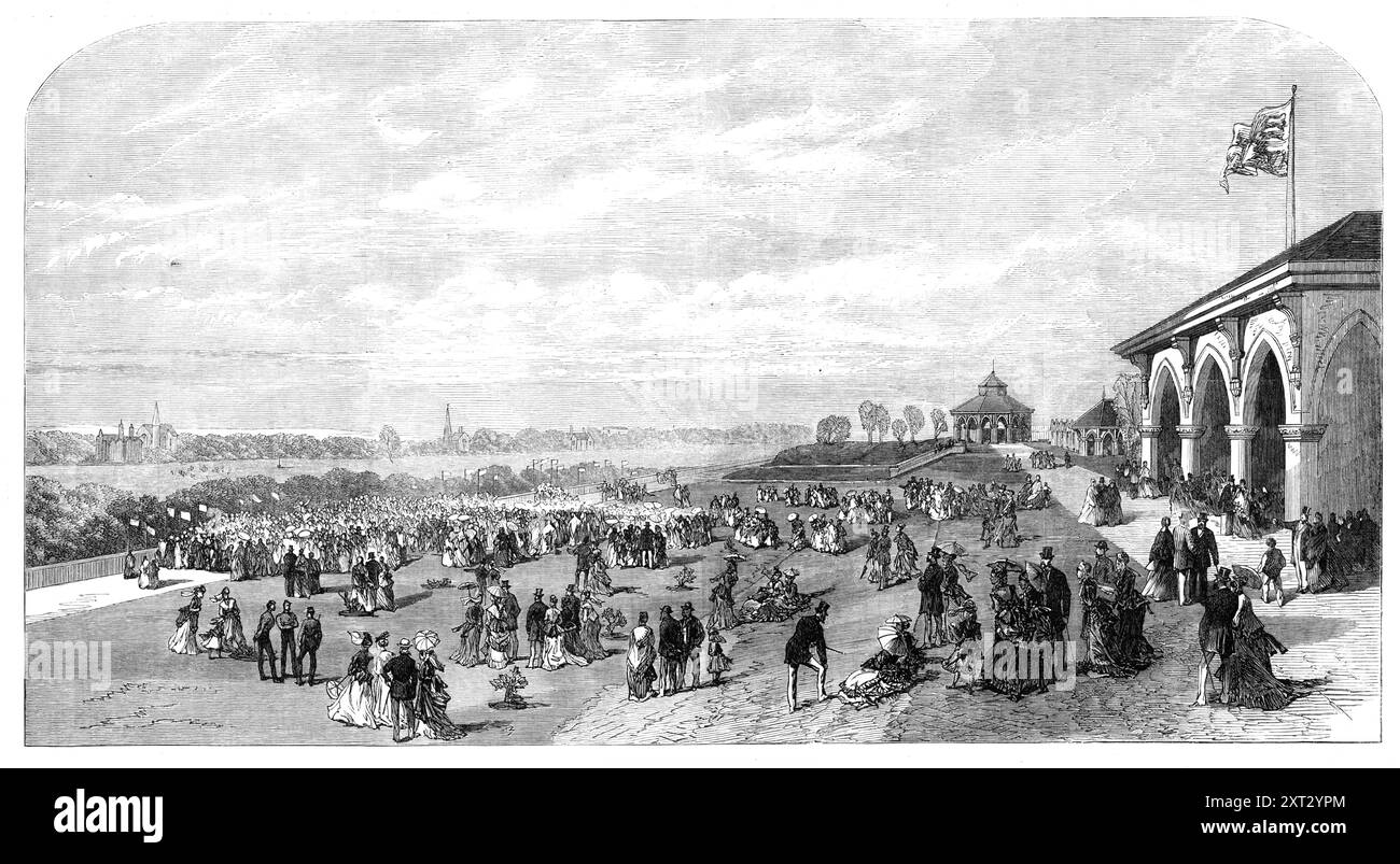 Opening of Stanley Park, Liverpool, 1870. 'The ground taken for this ...
