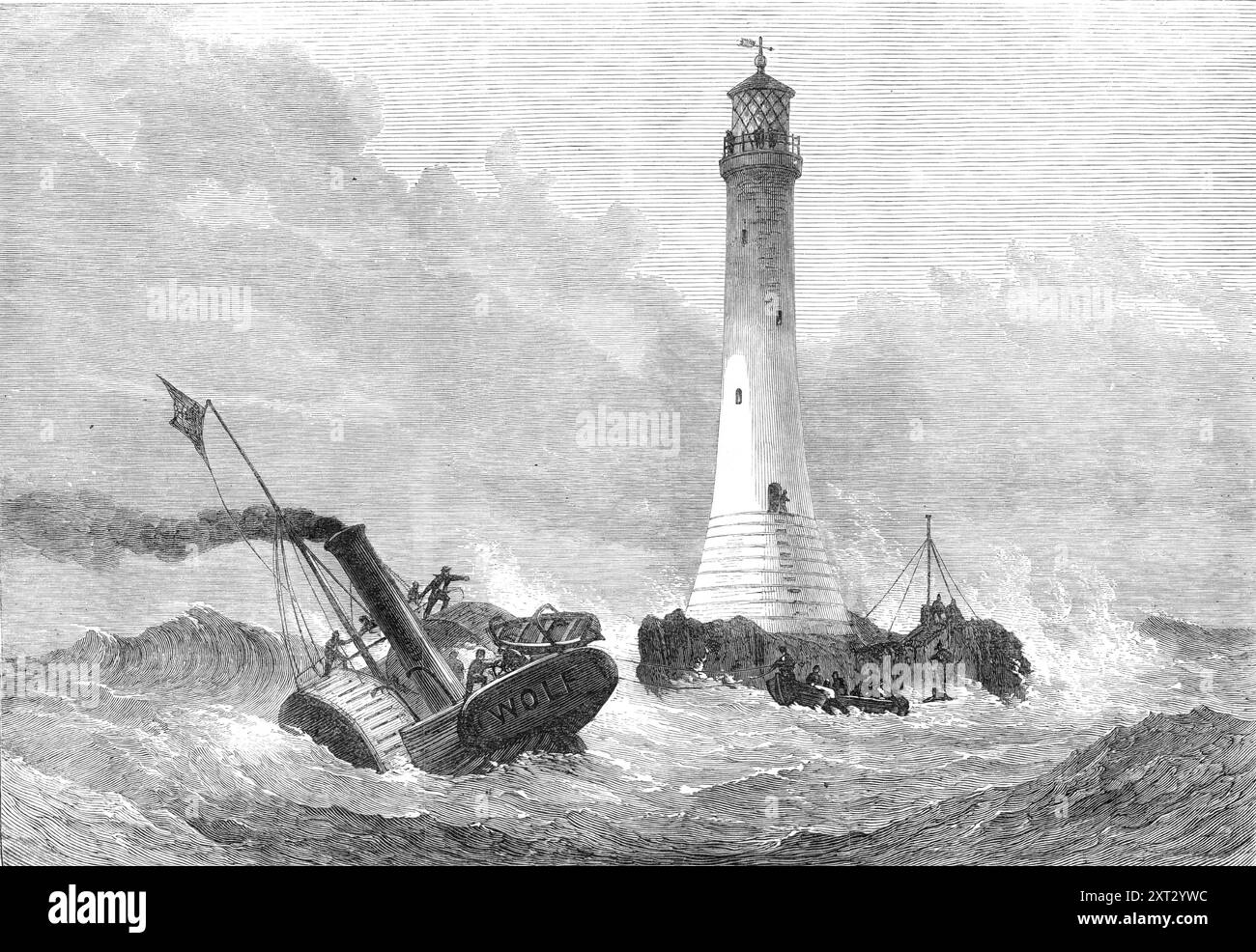 Completion of the Wolf-Rock Lighthouse: putting the keepers on the Rock ...