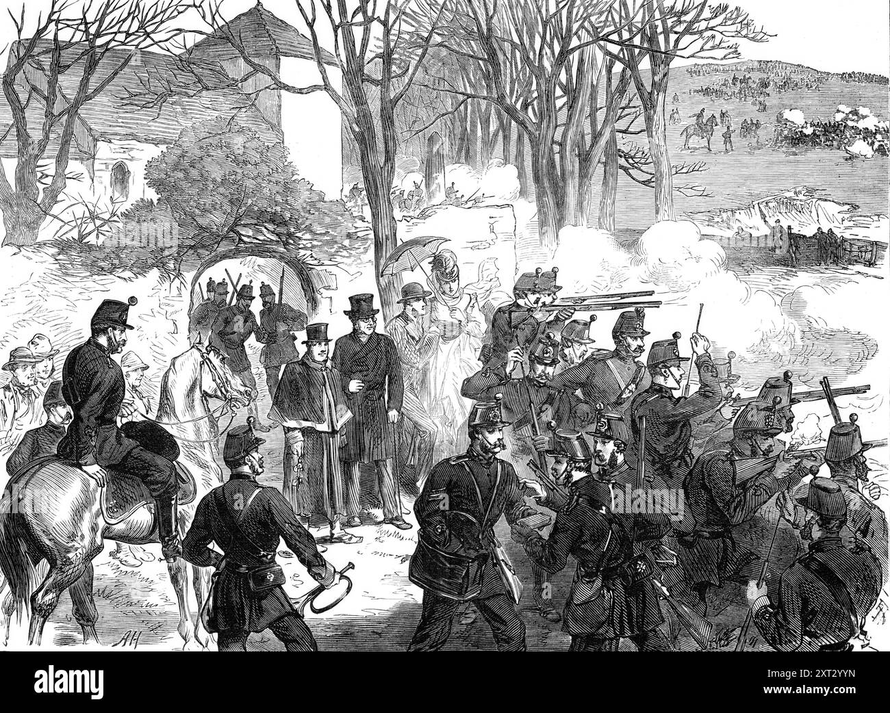 The Easter Volunteer Review: the defence of Ovingdean, 1870. British ...