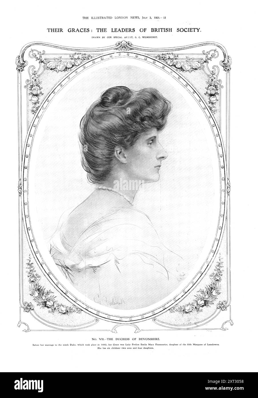 Evelyn emily mary cavendish duchess of devonshire hi-res stock ...