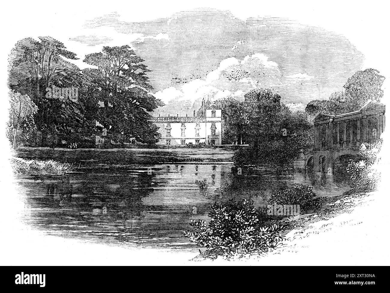 Wilton House, near Salisbury, the seat of the Earl of Pembroke, 1871 ...