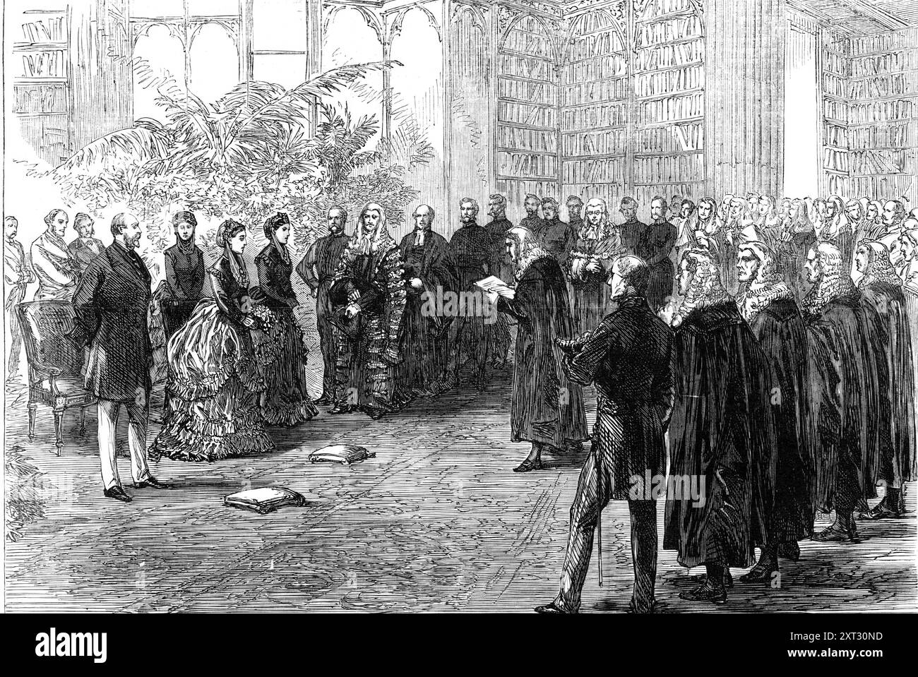 Princess Louisa [sic] opening the Inner Temple New Hall, [London], 1870 ...