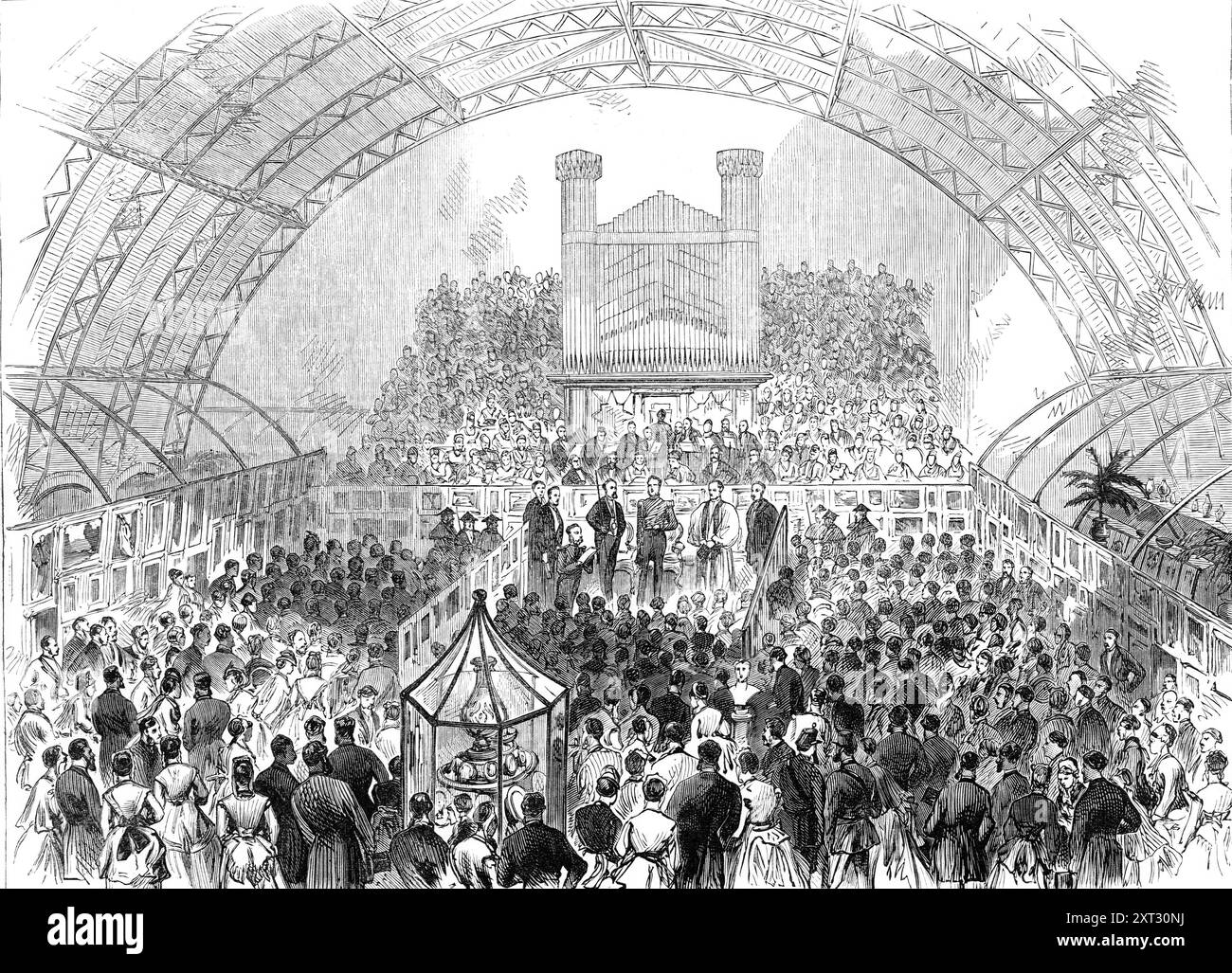 Opening of the Derby Fine-Arts and Industrial Exhibition, 1870. 'A new ...