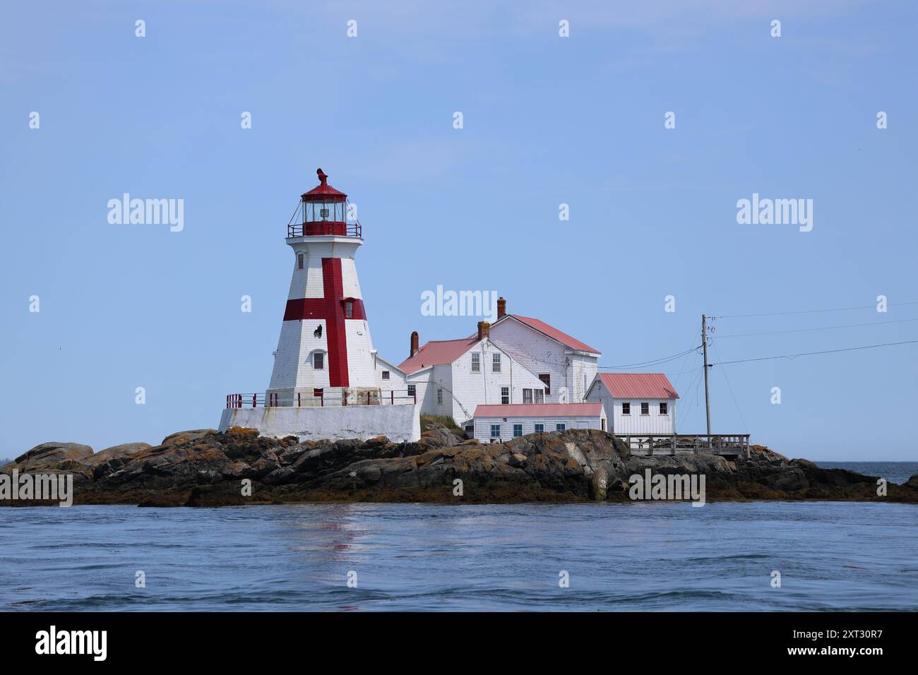 Head Harbour Lighthouse, Campobello Island, NB Stock Photo - Alamy