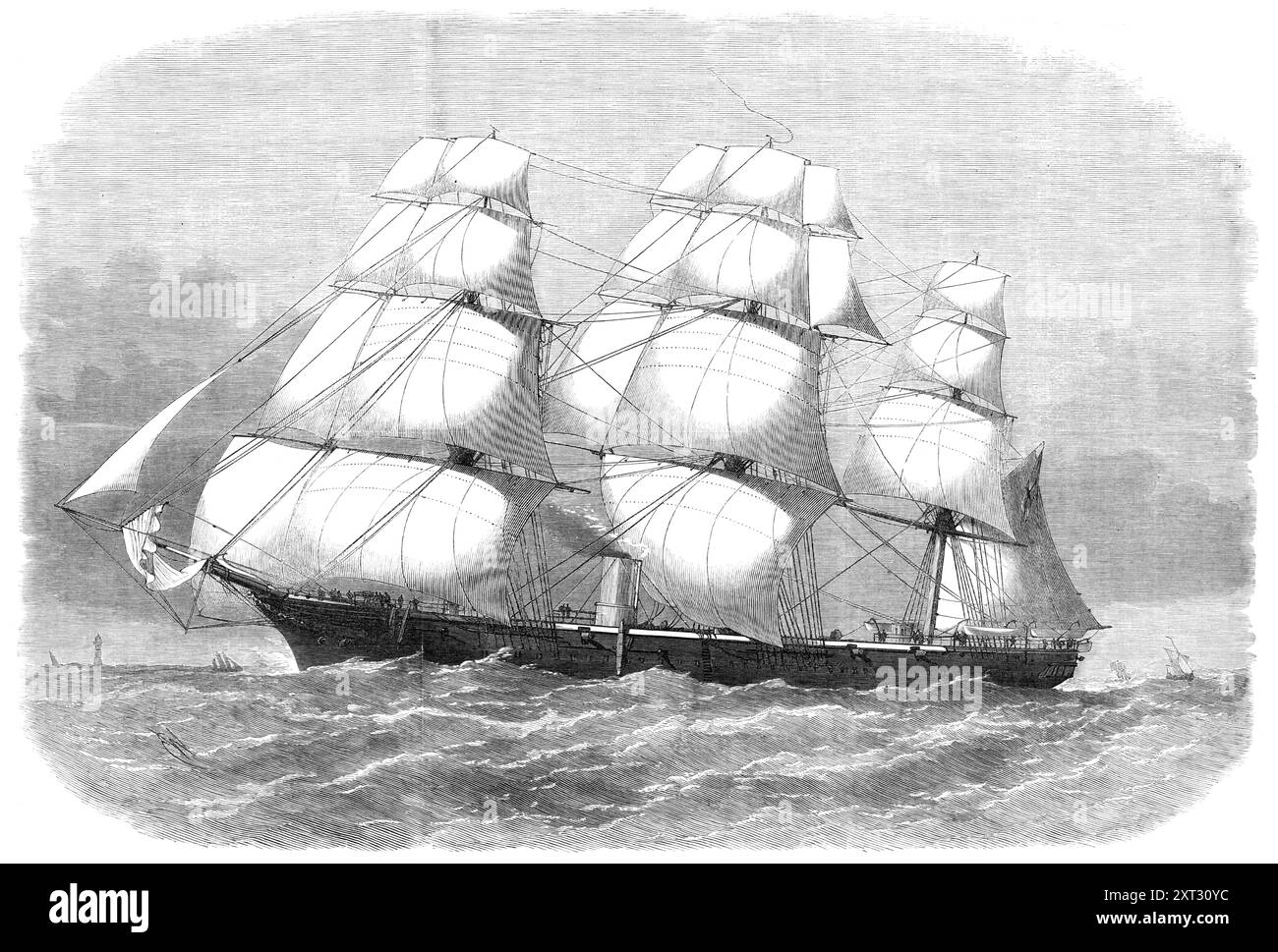H.M. Corvette Volage, 1870. 'This vessel, which has just been ...