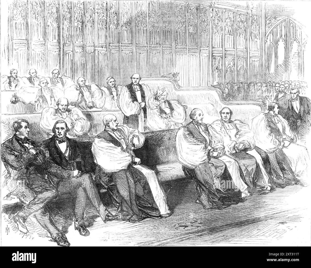 Old bishops palace in front Black and White Stock Photos & Images - Alamy