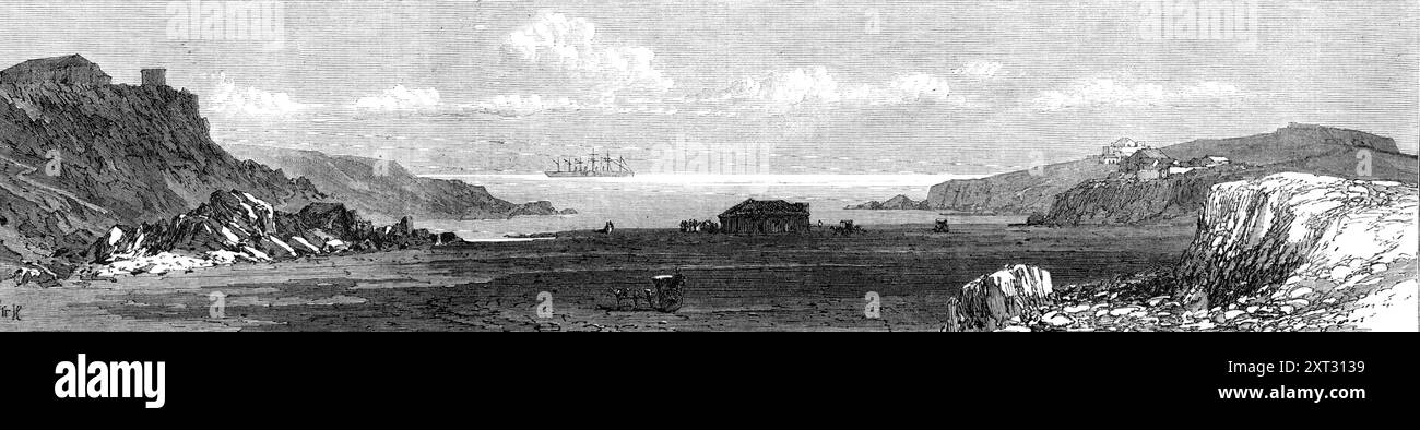 Telegraph Bay, Aden, with the Great Eastern, 1870. 'We have received ...