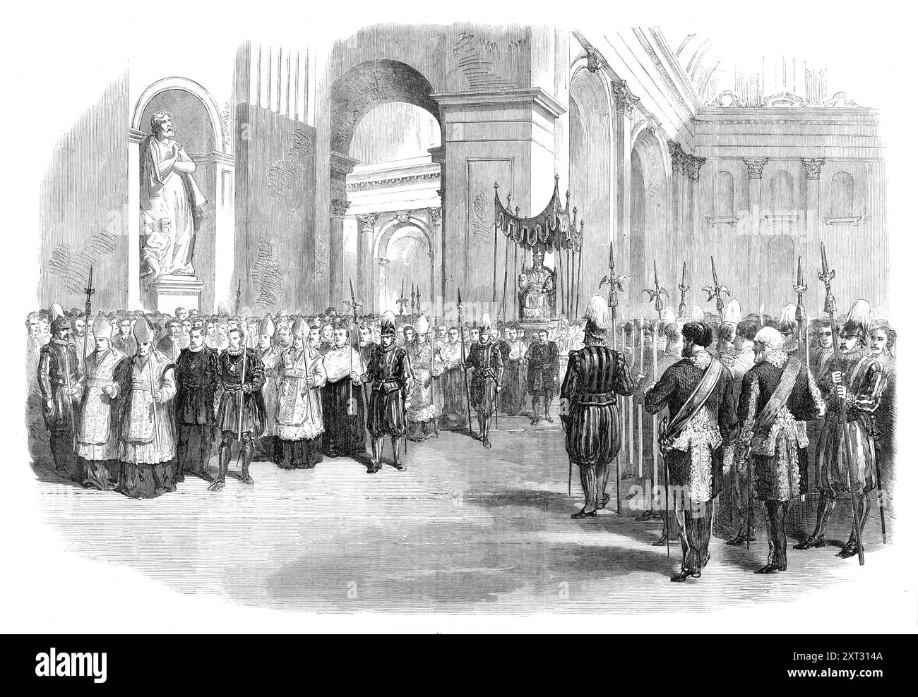 Candlemas at St. Peter's, Rome, 1870. 'The Special Artist of this ...