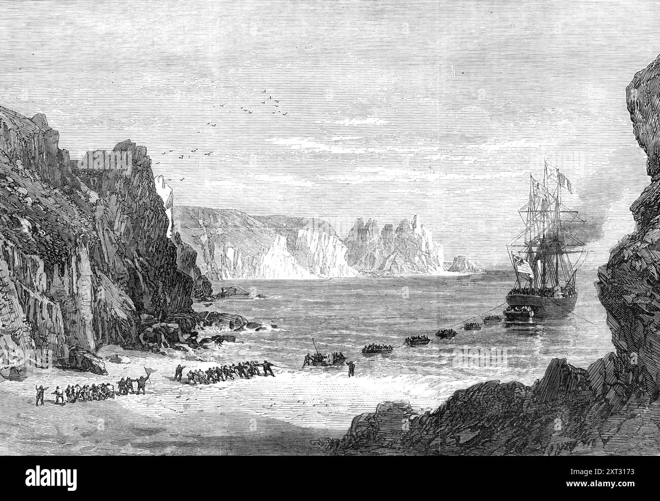The Falmouth, Gibraltar, and Mediterranean Telegraph: landing the cable ...
