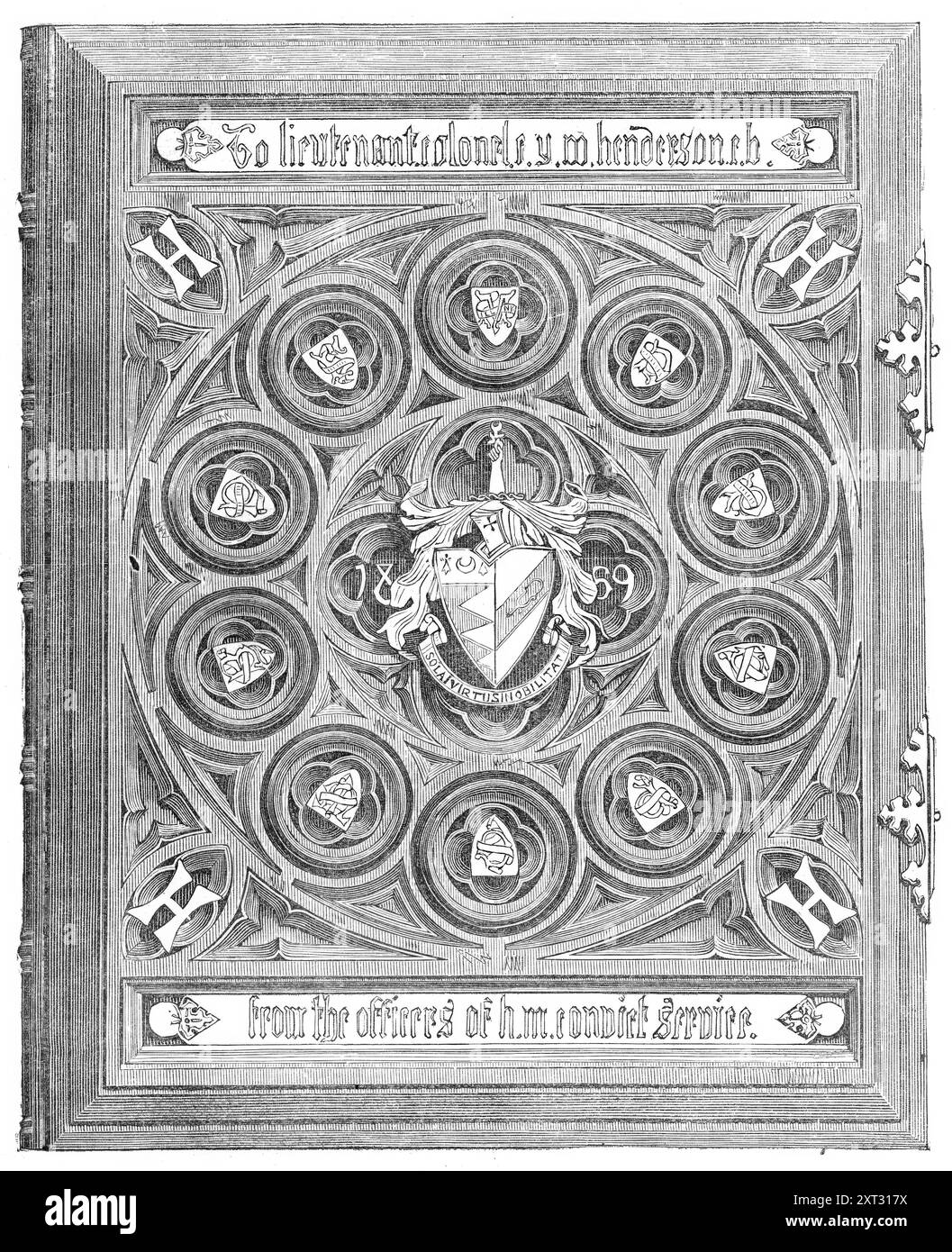 Album presented to Col. Henderson, Chief Commissioner of Metropolitan ...