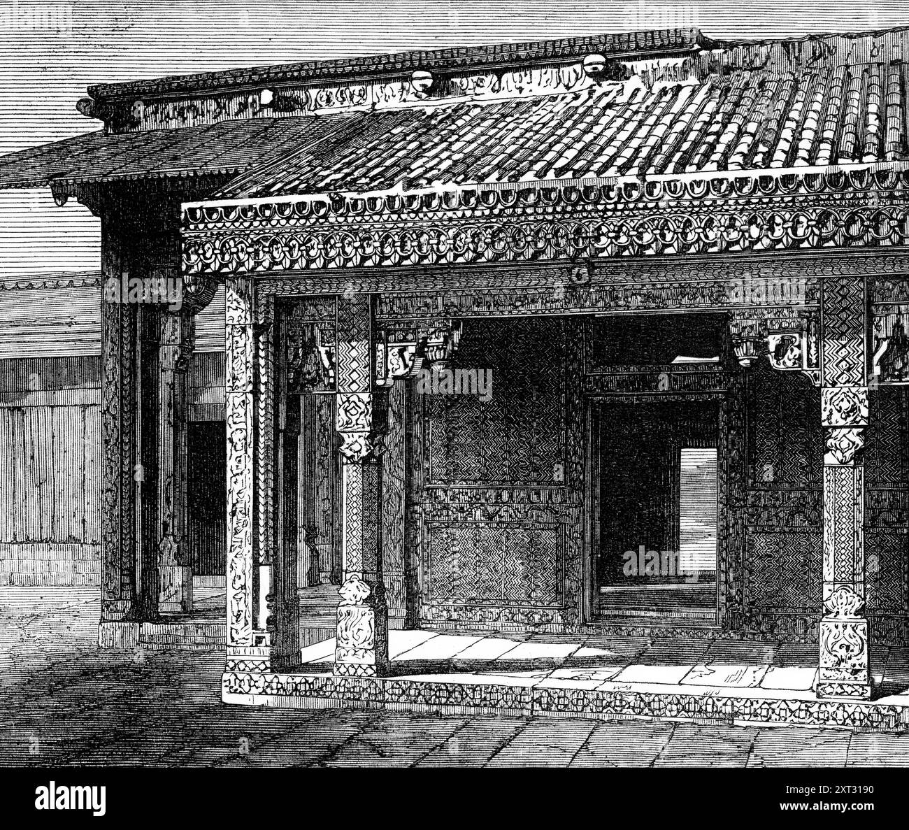 ..Indian Architecture: Palace of the Sultana at Futtehpore Sikree ...