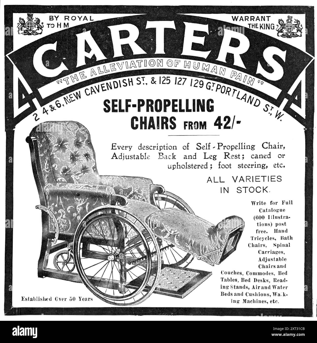 Carters - "The Alleviation of Human Pain" - self-propelling chairs from ...
