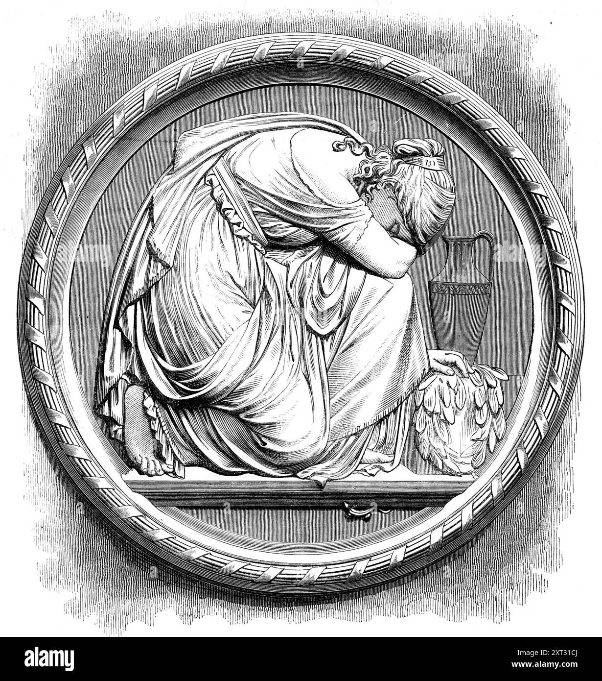 Bas relief medallions hi-res stock photography and images - Alamy