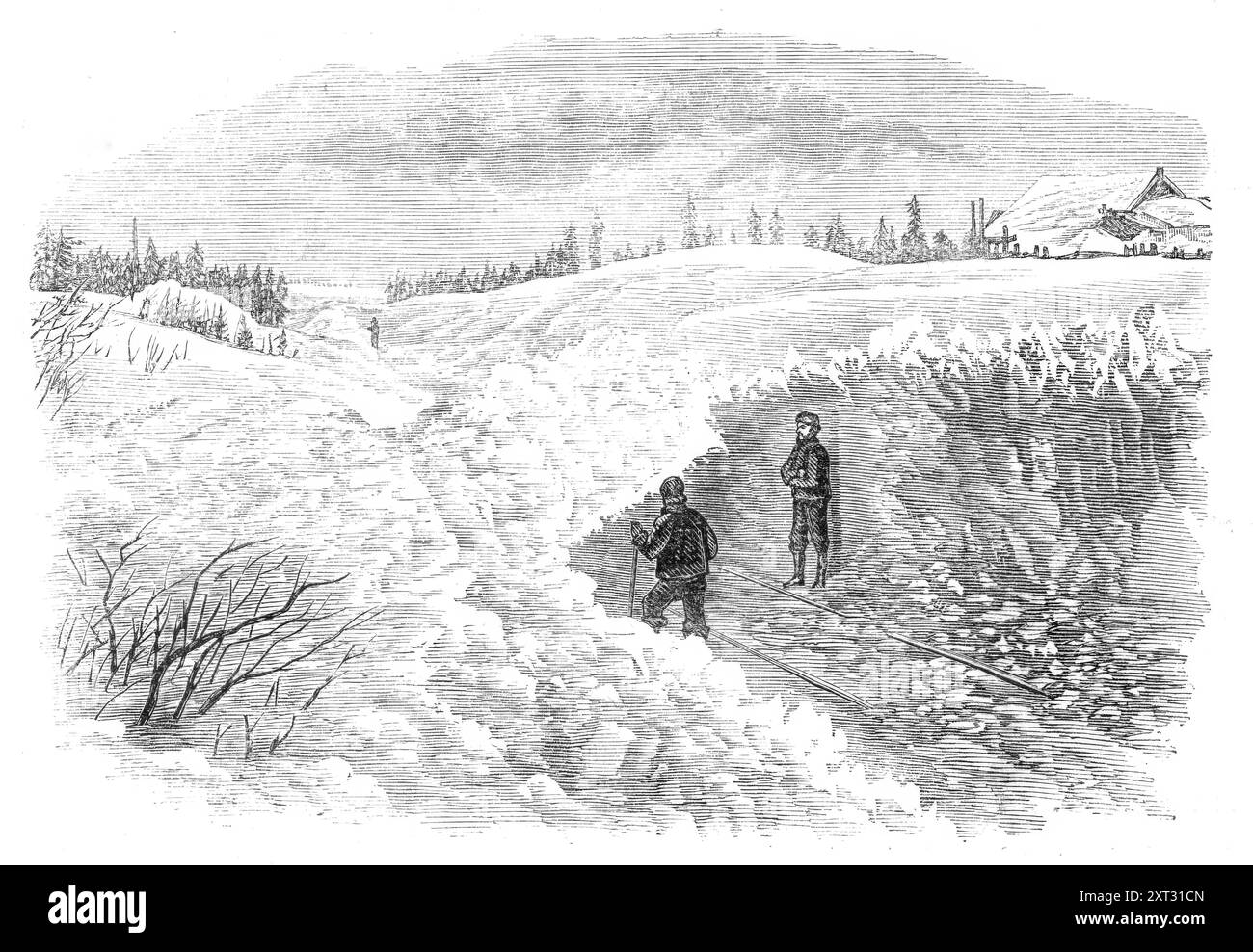 Snow-Plough on the Grand Trunk Railway of Canada, 1870. 'There is ...