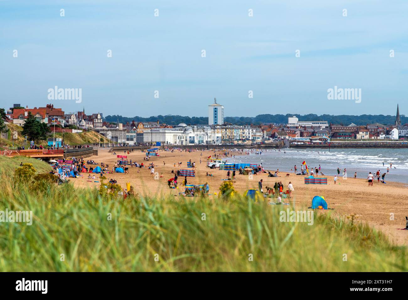 Bridlington, East Yorkshire, 13th August 2024. Members of the public ...