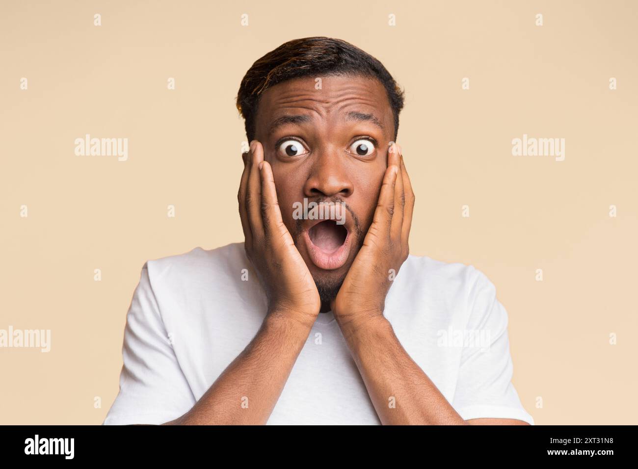 Black Man Shocked Face