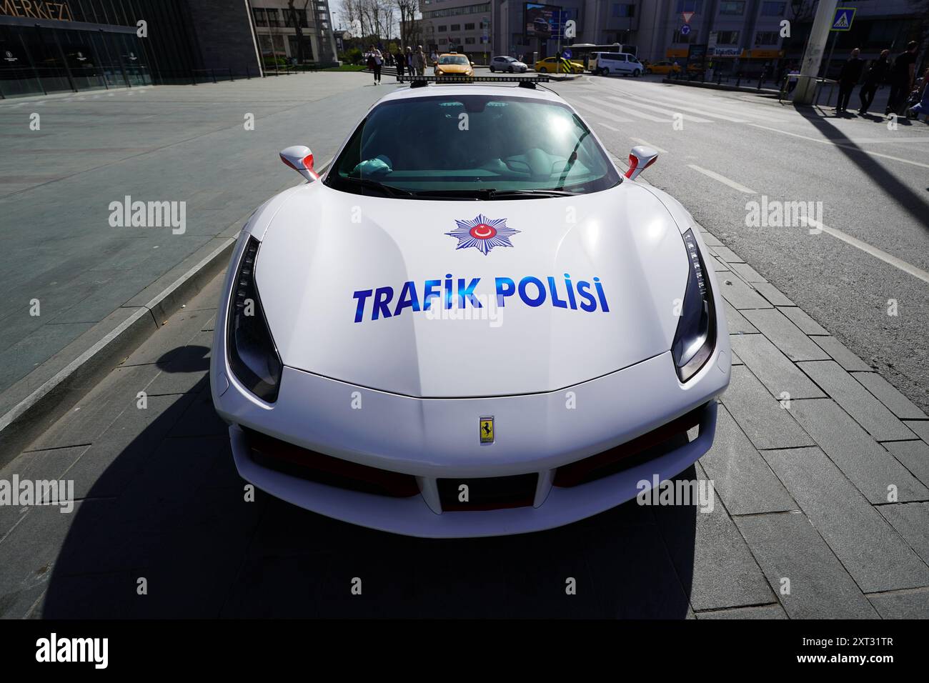 ISTANBUL, TURKIYE - MARCH 31, 2024: Ferrari 488 GTB Turkish Police Car ...