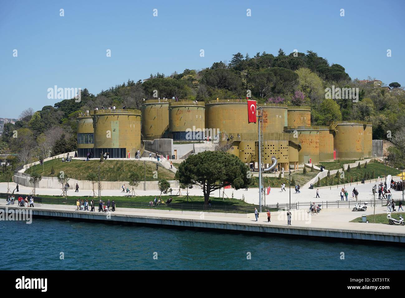 ISTANBUL, TURKIYE - APRIL 11, 2024: Old Silos in Cubuklu, Istanbul ...