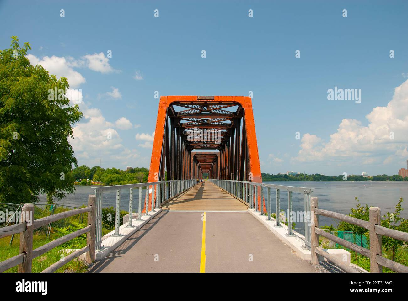 Old Train Bridge Looking North, Ottawa, Ontario,Canada Stock Photo - Alamy