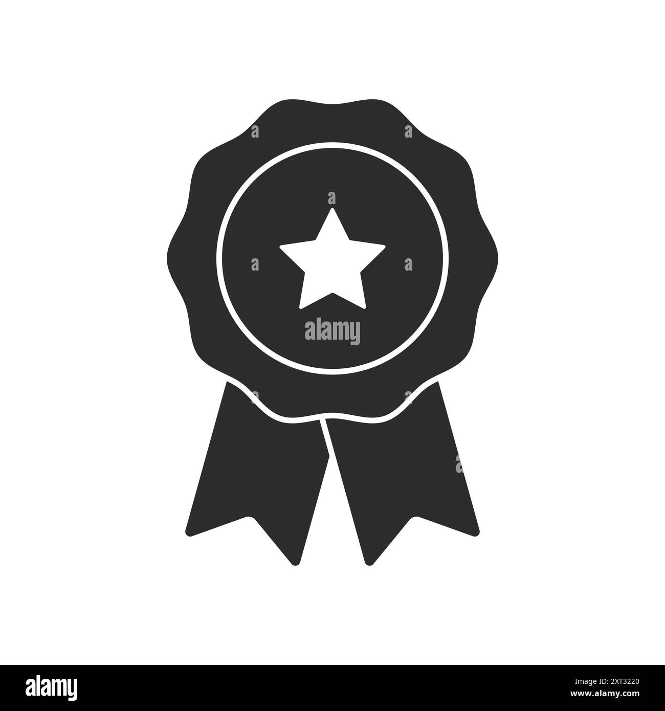 Certificate merit emblem ribbon hi-res stock photography and images - Alamy