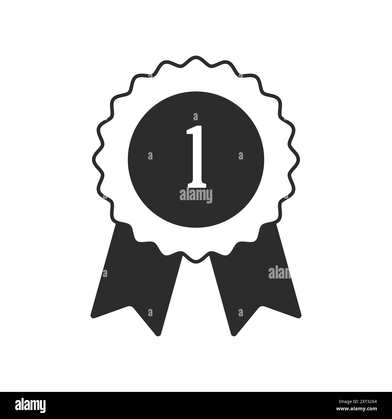 Certificate badge award 1st icon. Premium quality. Seal stamp ...