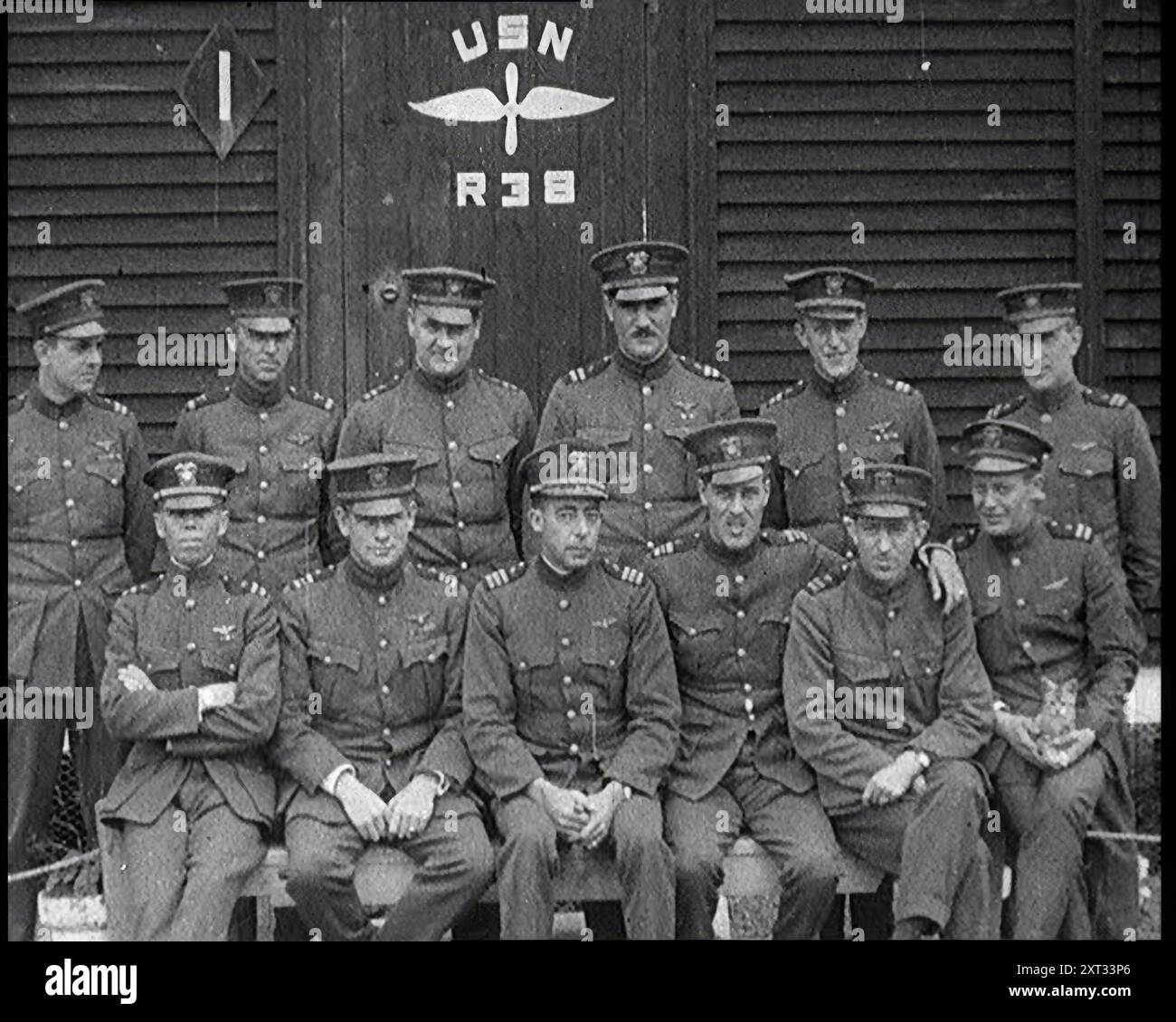 The Crew of the United States Navy R 38 Airship Before Its Fatal Crash ...