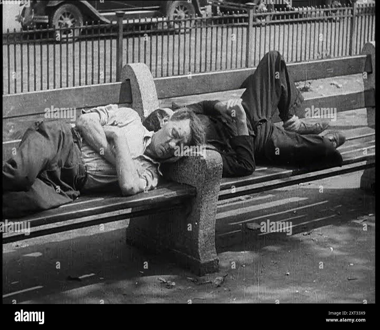 Two homeless black men hi-res stock photography and images - Alamy