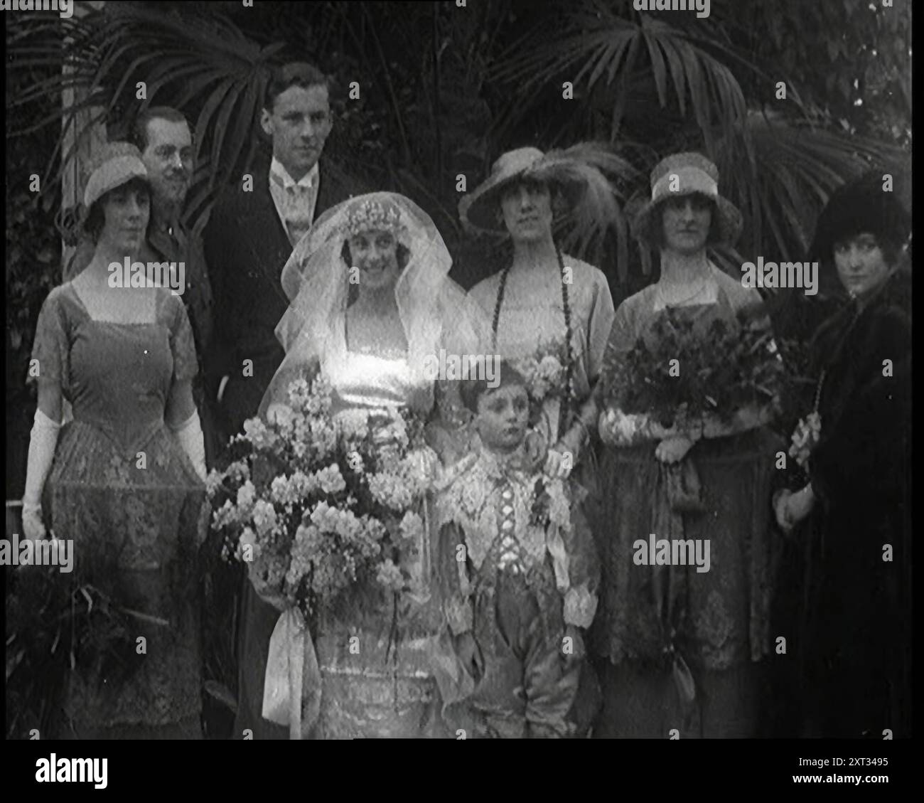 Family Gathering for Photographs at the Wedding of Beatrice Lillie and ...