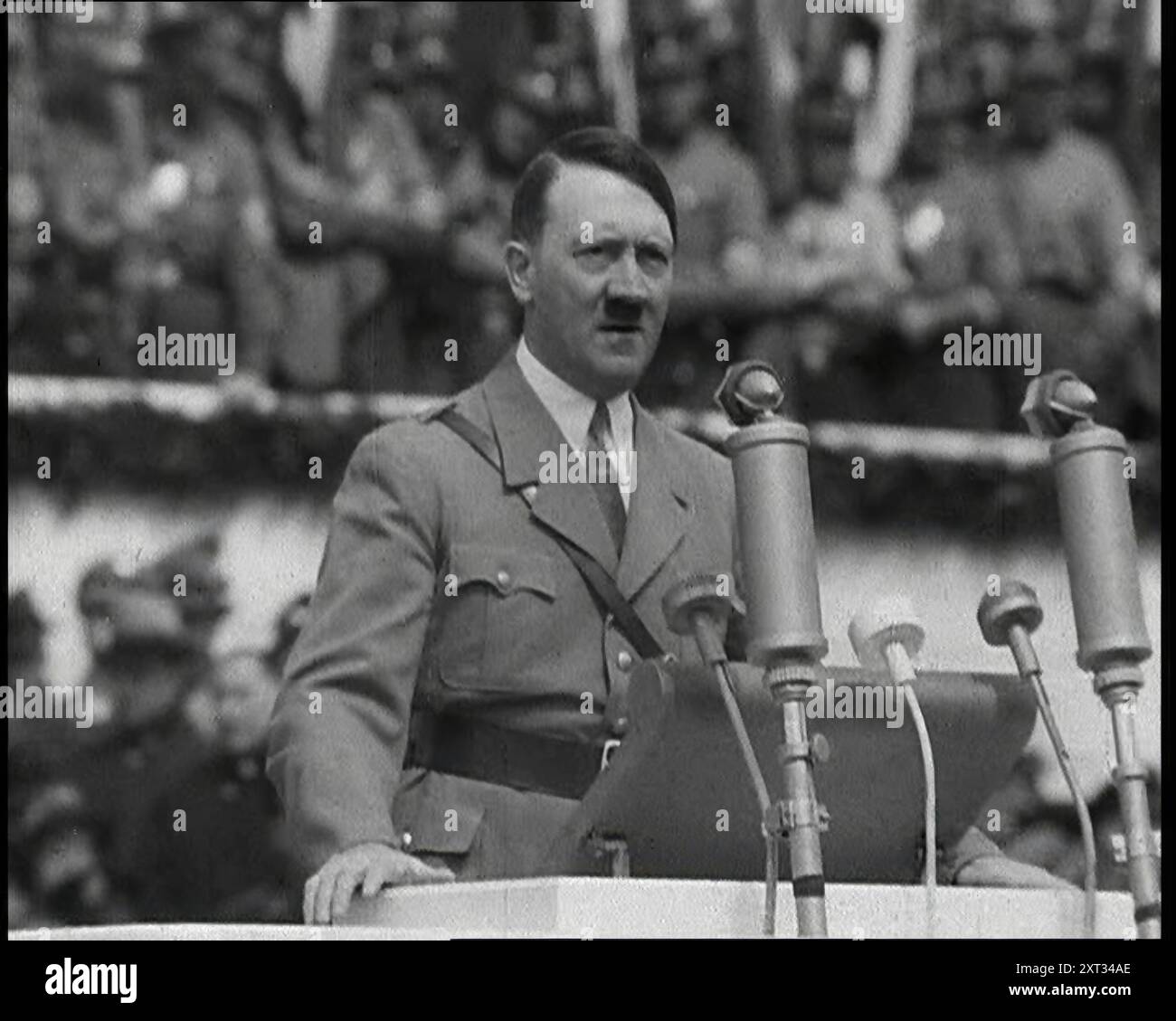 Adolf Hitler Giving a Speech, 1930s. From "Time To Remember - The ...