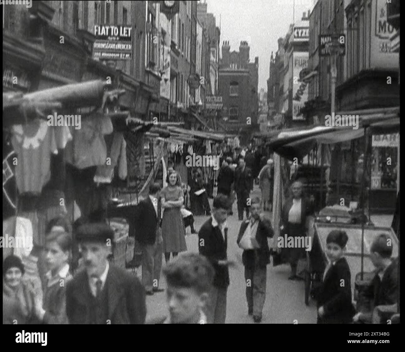 Crowds Milling Around Berwick Street Market, 1930s. From "Time To ...