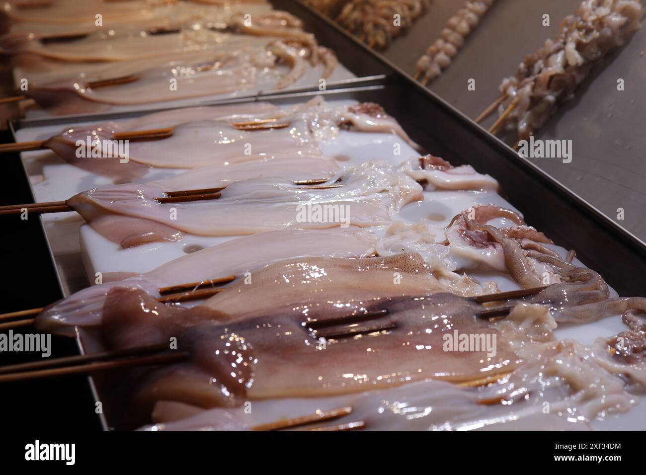 Asian Street Food dishes in a Chinese Night Market Stock Photo - Alamy