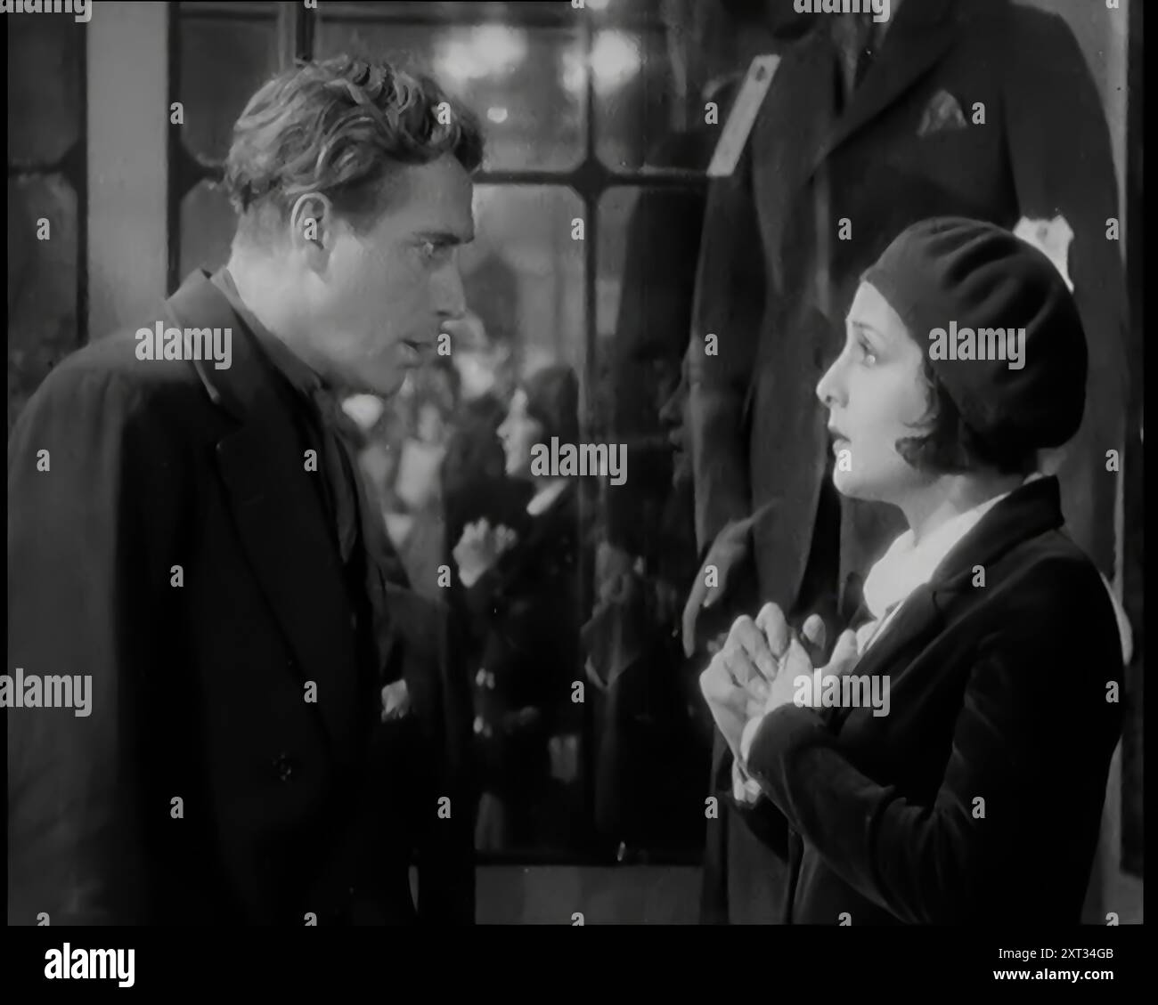 Scene From the Film 'The Informer': Lya De Putti and Lars Hansen ...