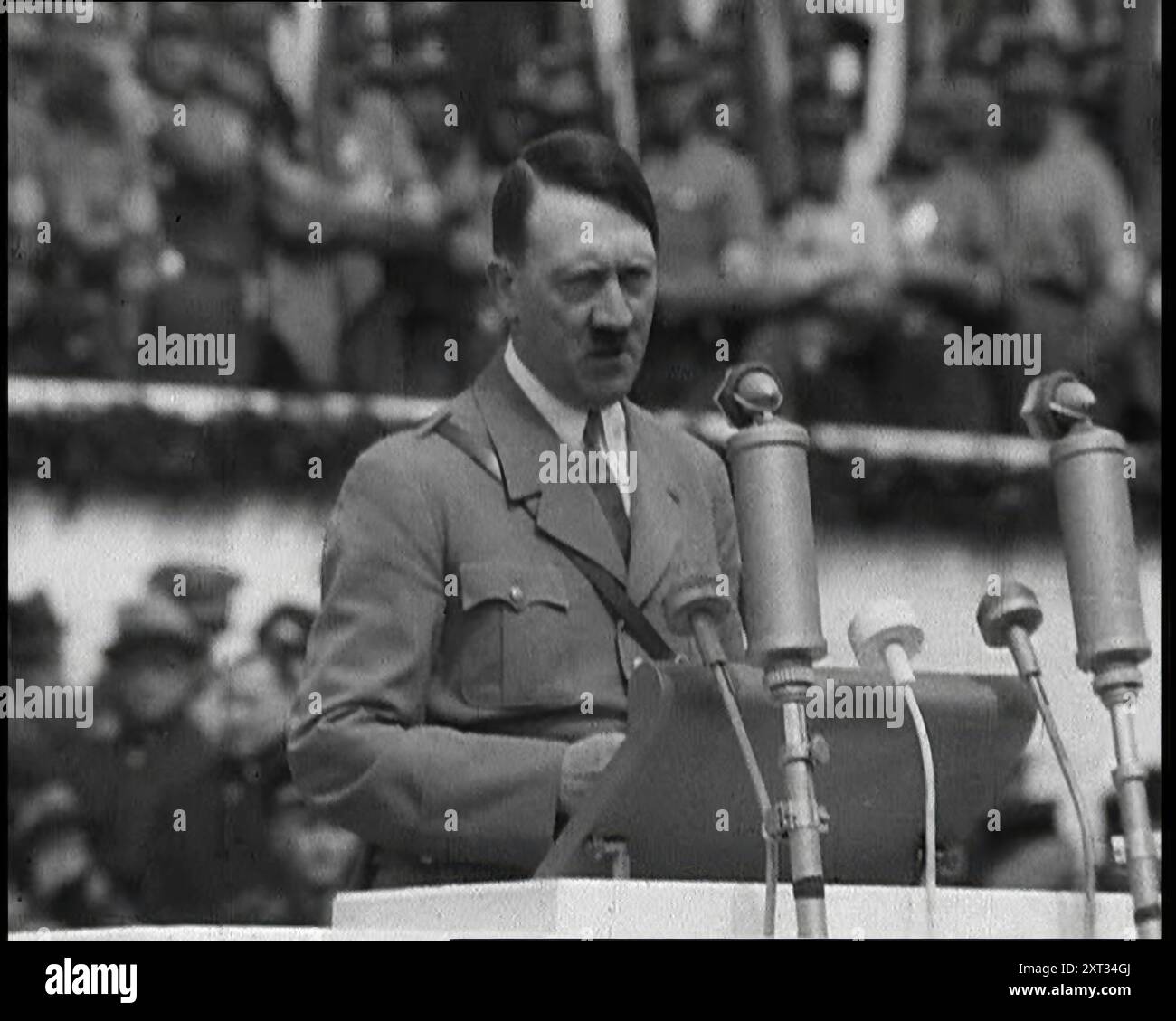 Adolf Hitler Giving a Speech, 1930s. From "Time To Remember - The ...
