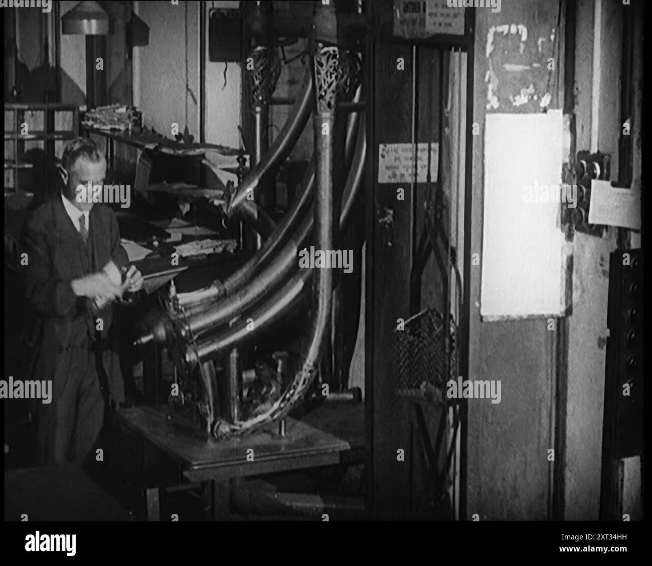 Worker in a Newspaper Office, 1921. From "Time To Remember - The Time ...