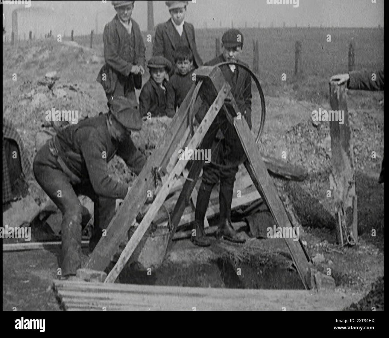 Miners Retrieving Coal from a Shallow Surface Mine, 1921. From "Time To Remember - The Time When ...