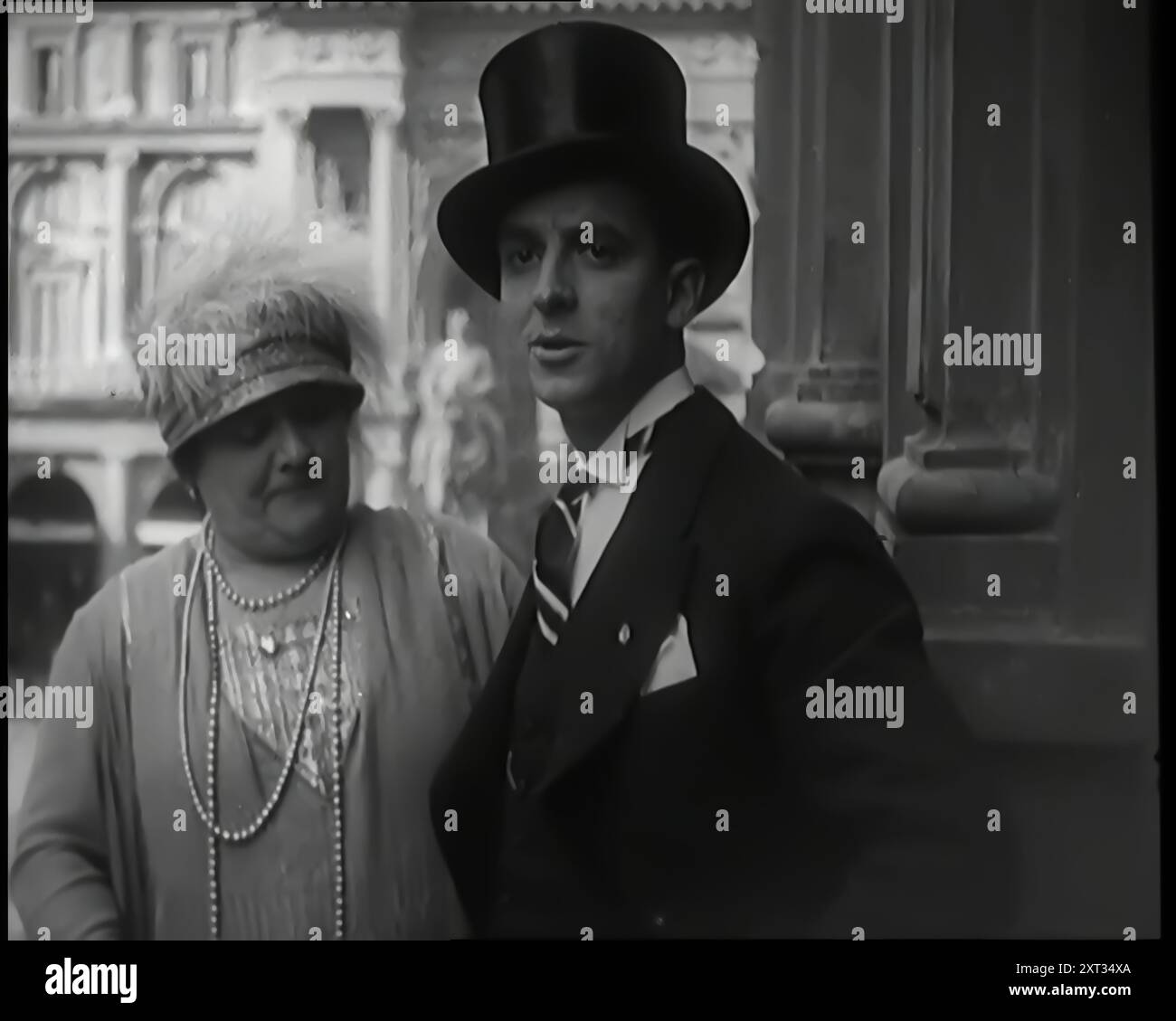The Italian Opera Singer Luisa Tetrazzini Marrying Pietro Vernati, 1926. From "Time To Remember ...