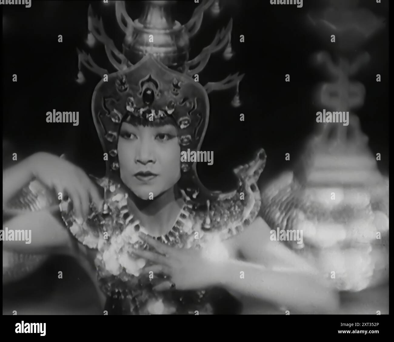 Scene from the Film 'Piccadilly': The Actor Anna May Wong Performing a ...