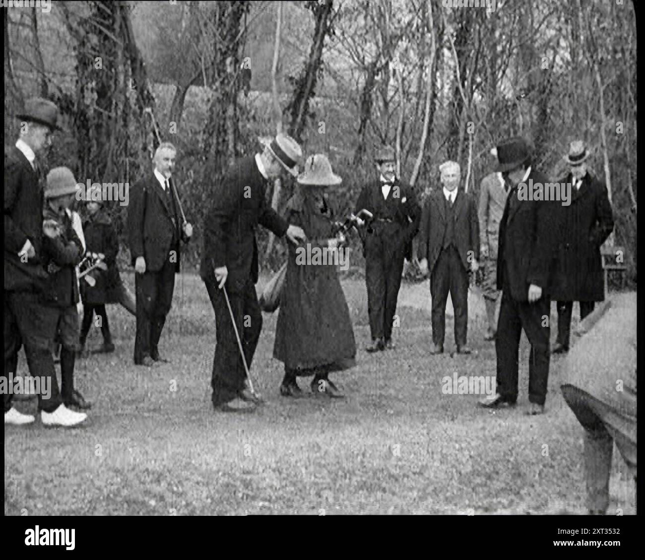 British People Playing Golf in the French Third Republic, 1922. From ...