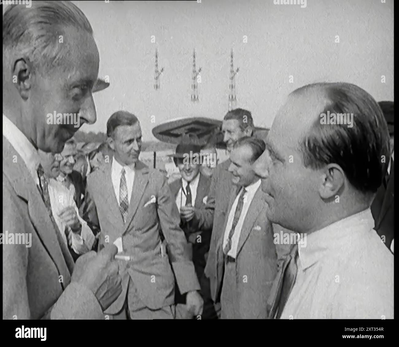 Kaiser Wilhelm II of Germany Watching an Auto-Gyro Being Tested, 1926 ...