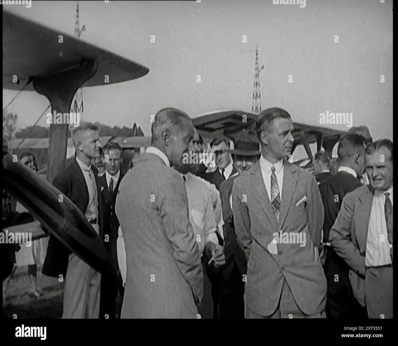 Kaiser Wilhelm II of Germany Watching an Auto-Gyro Being Tested, 1926 ...
