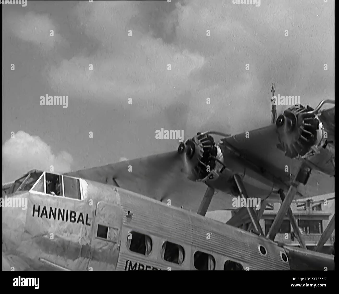 The British Imperial Airways Handley Page 'Hannibal' Biplane Airliner ...